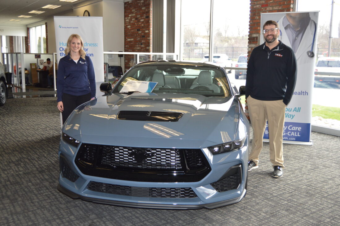 Drawing for Mustang will benefit Trinity’s medical equipment fund ...